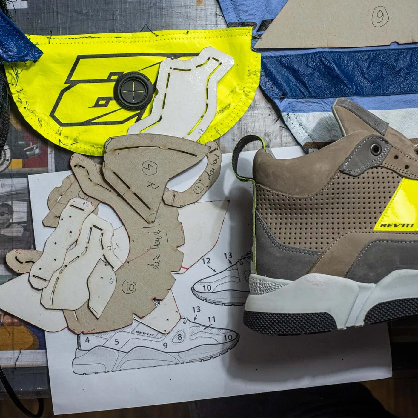 Designing a sneaker out of a MotoGP suit